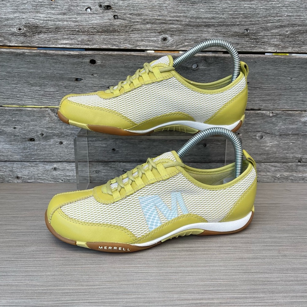 Merrell Samba Bio Lime Green Mesh Sneaker - Gem